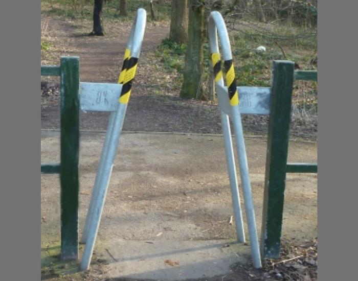 A Frame Barrier - Built by Bison