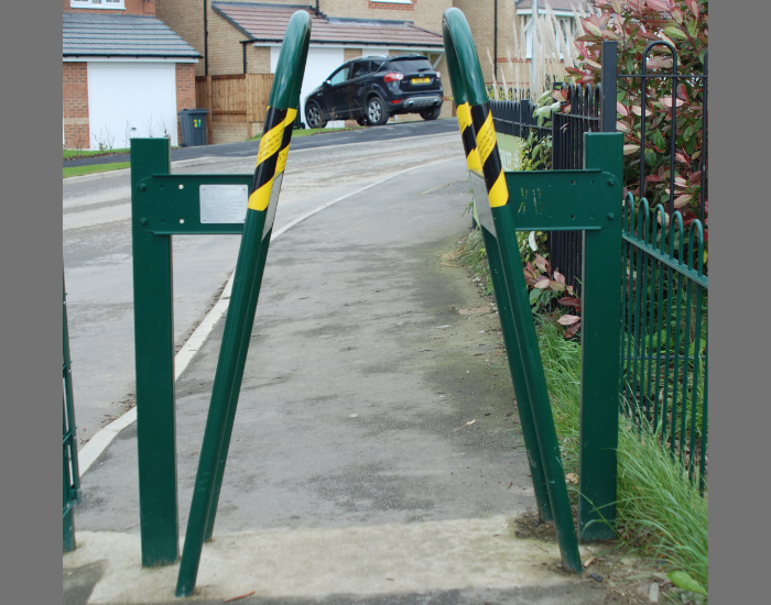 A Frame Barrier - Built by Bison