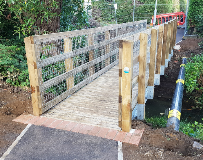 Timber Bridge Kit UK | Steel & Redwood | Spans 3–16m | Built by Bison
