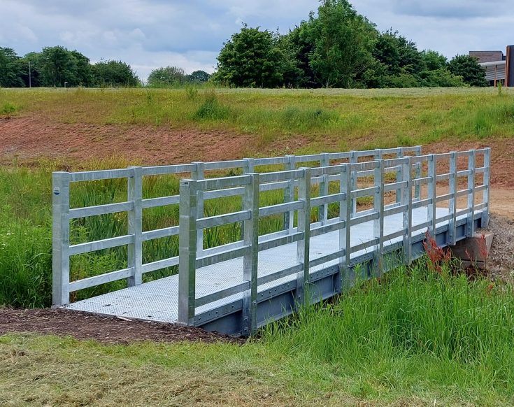Steel Parapet Bison Bridge Kit | Galvanised PROW Bridge Solutions
