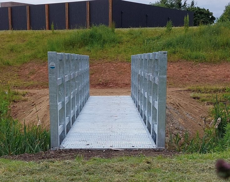 Steel Parapet Bison Bridge Kit | Galvanised PROW Bridge Solutions
