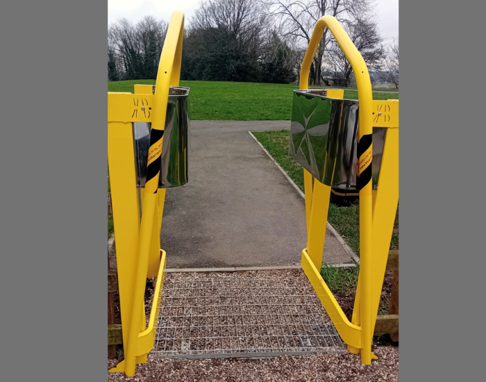 Dual Adjustment K Barrier | Motorcycle Access Control Barrier