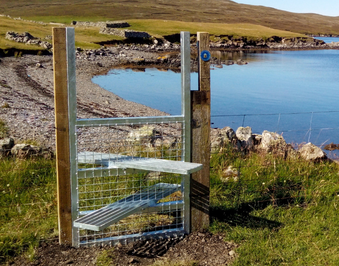 Steel Stile Kit for Public Footpaths & Rights of Way | Shetland Steel Stile