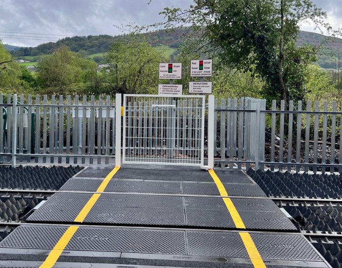 Stroud Bridleway Rail crossing gate - Built by Bison