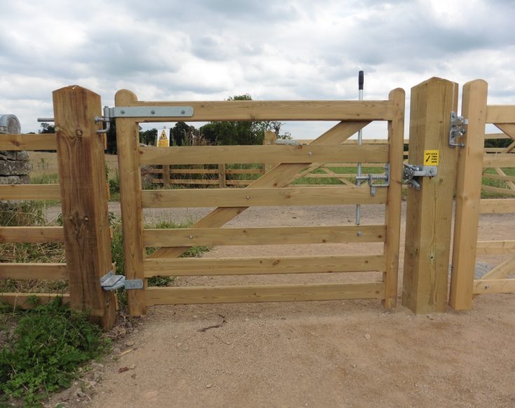 Rutland Bridleway Gate - Built by Bison