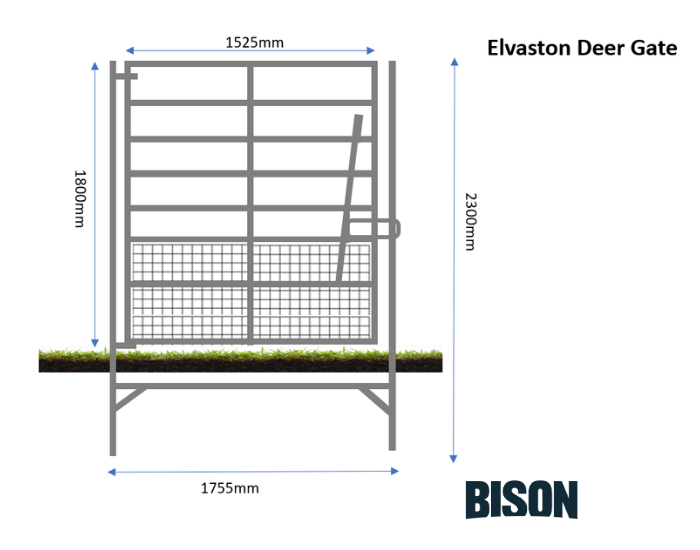 Elvaston Deer Gate - Built by Bison